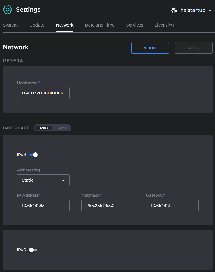 Configuring Network Settings